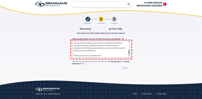 【実録】まだ10通も配信していない!? 新規ドメインがSpamhausにブロックされた理由と解除までの申請記録